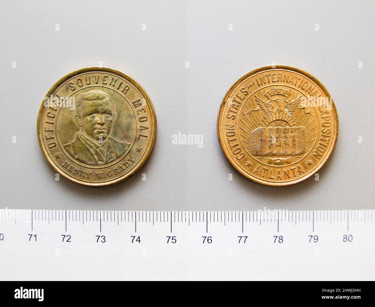 Medal of Cotton States Exhibition Token. Subject: Cotton States ...