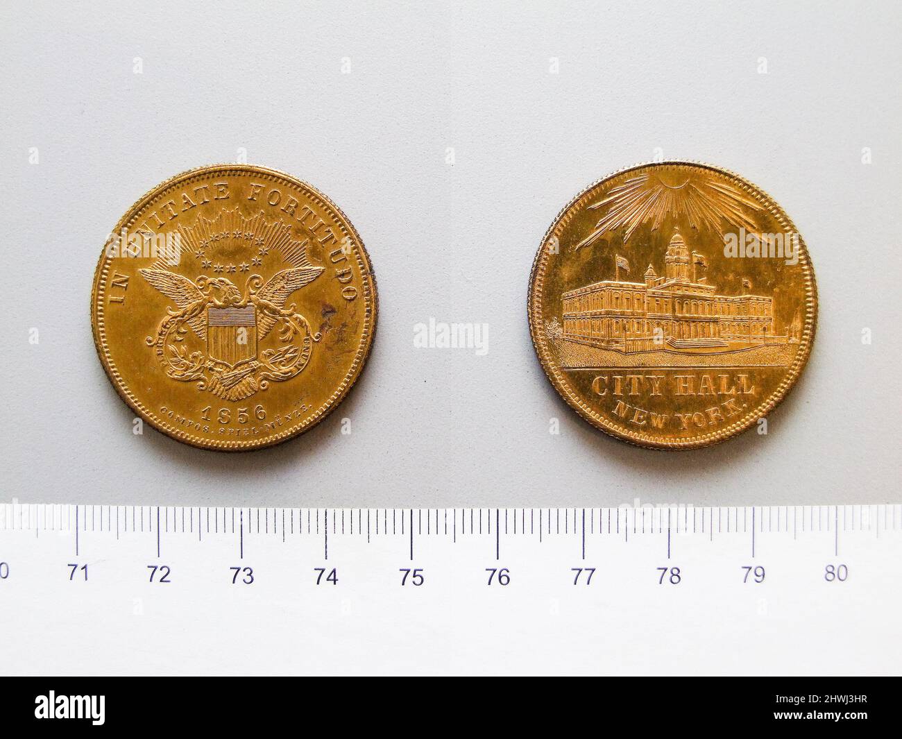 New York City Hall Token. Subject: New York City Hall Mint: Board of ...
