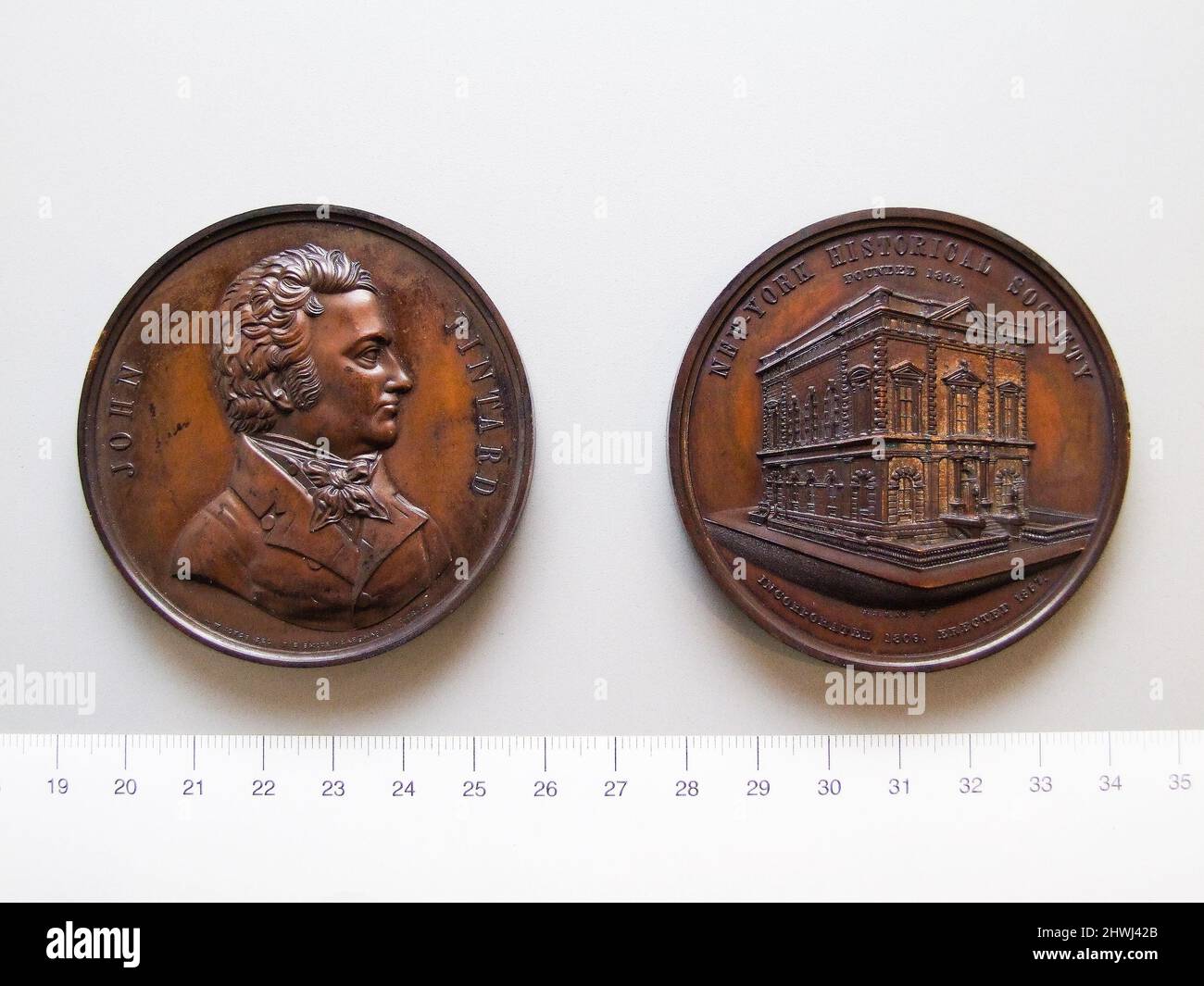 Medal of John Pintard, New York HIstorical Society. Subject: John ...