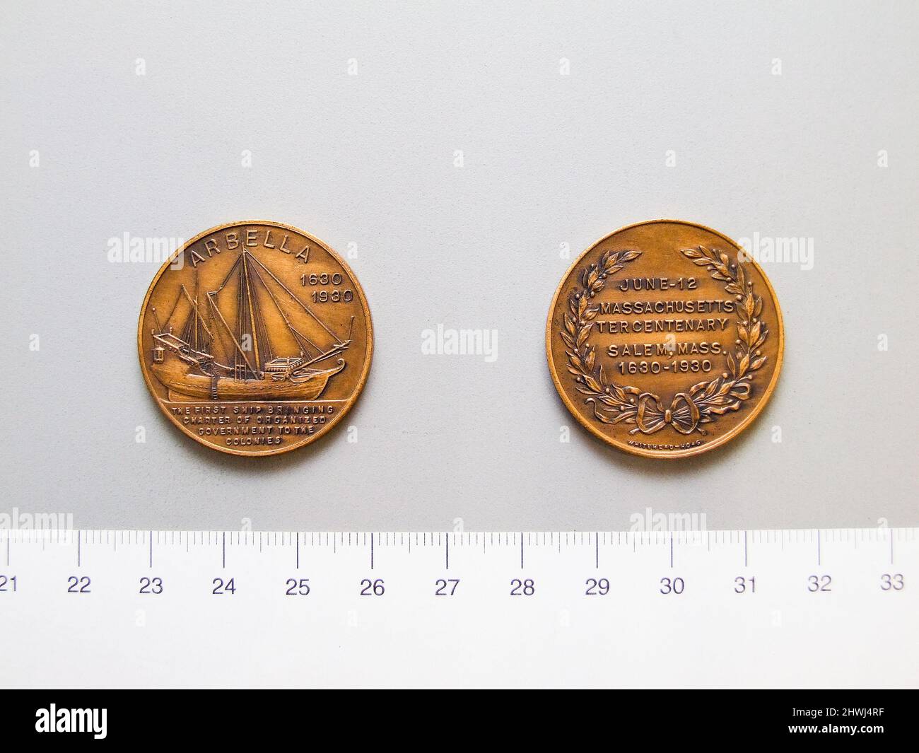 Medal of Arbella. Artist: Whitehead and Hoag Company, American, 1892–ca ...