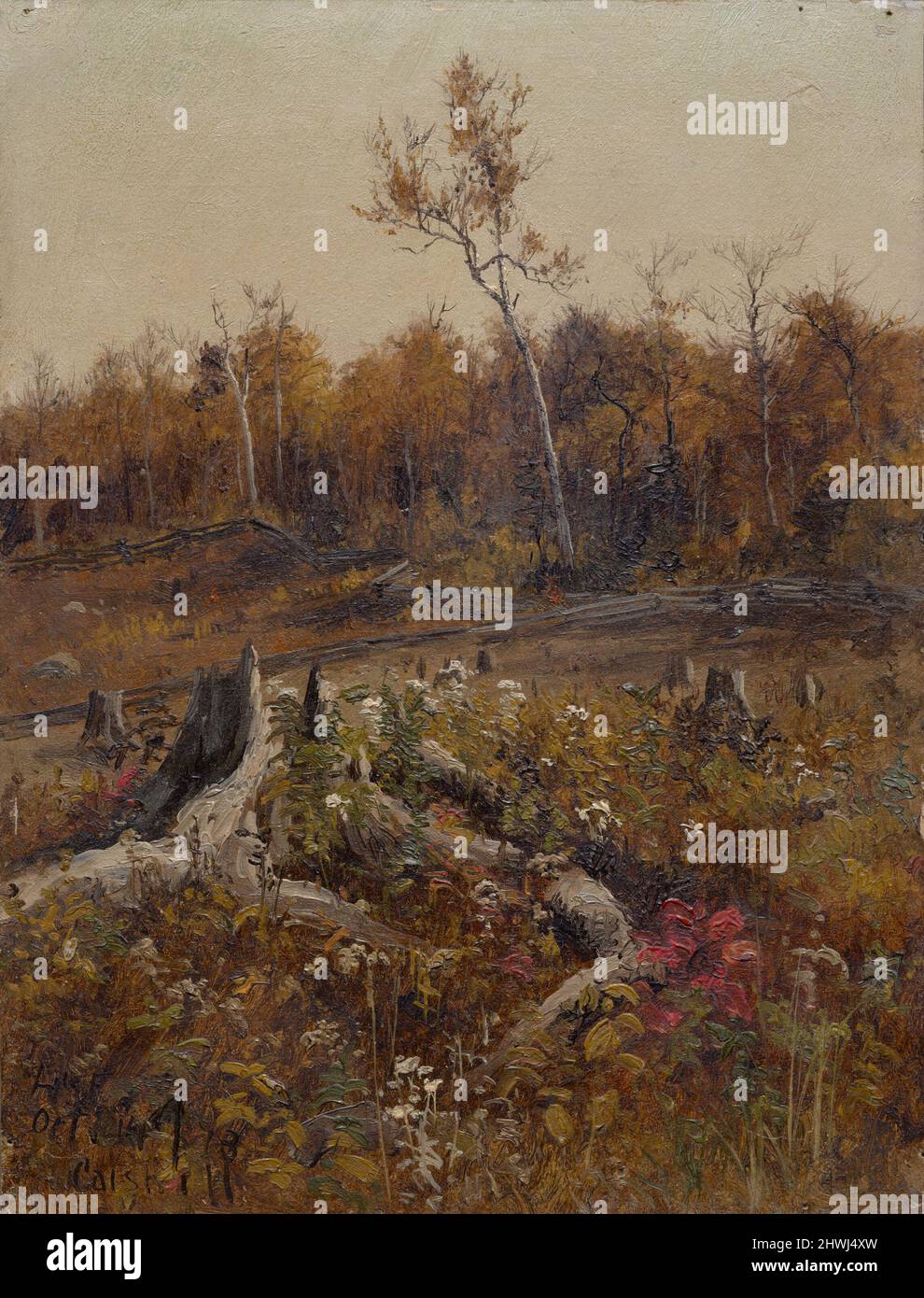 Landscape. Artist: Lockwood de Forest, American, 1850–1932 Stock Photo ...