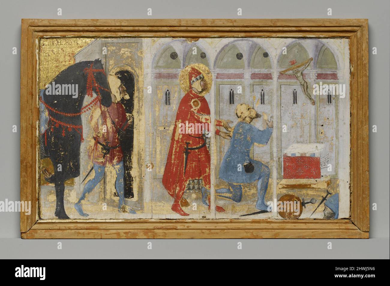 Scene From the Legend of Saint Giovanni Gualberto. Artist, attributed ...