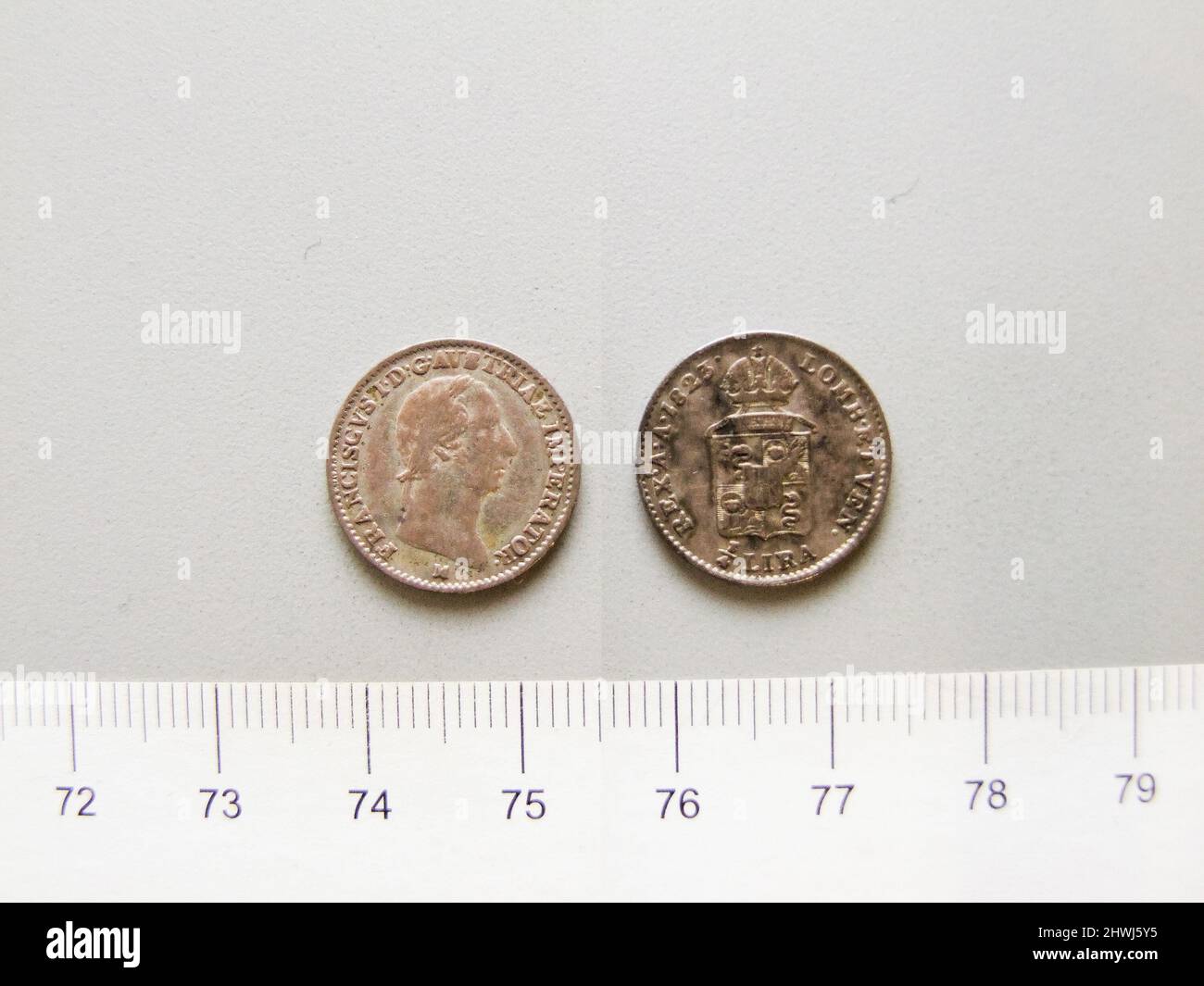 1 Lira of Francis I, Holy Roman Emperor from Milan. Ruler: Francis I ...