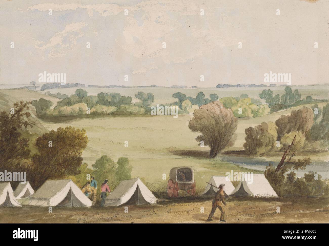 Maple River. Artist: John Mix Stanley, American, 1814–1872 Stock Photo ...