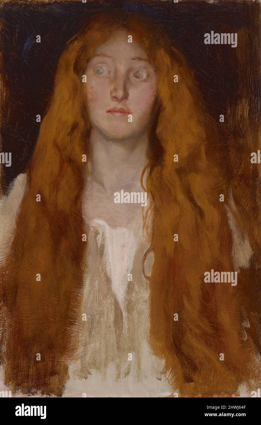 Figure Study of Ophelia, for The Play Scene, Hamlet, Act III, Scene II ...