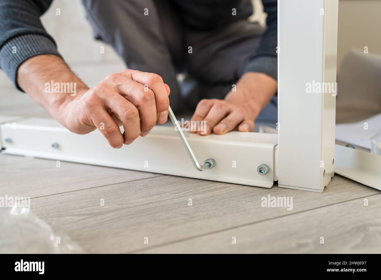 Putting in new floor hi-res stock photography and images - Alamy