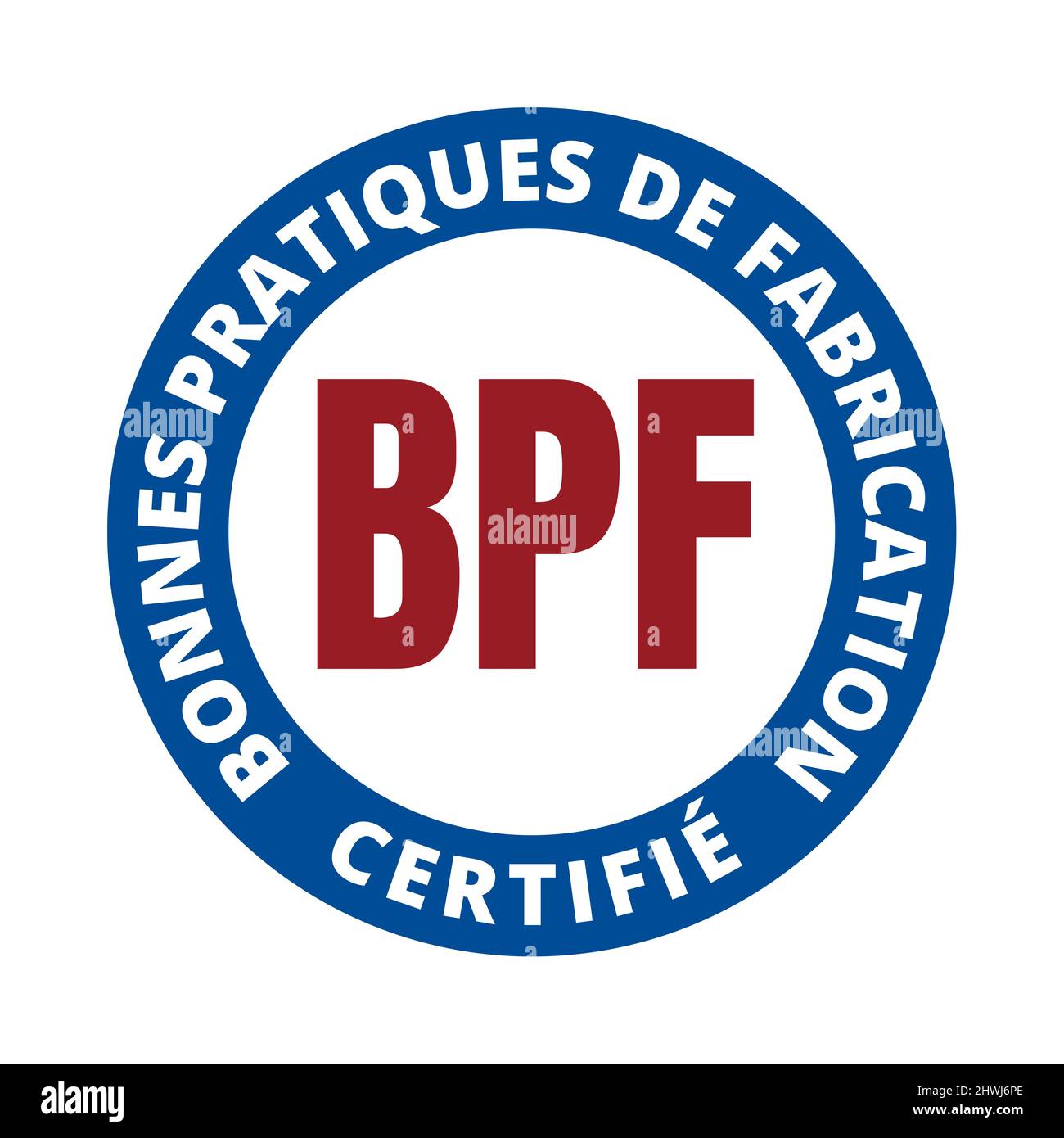 GMP good manufacturing practice certified symbol in France called ...
