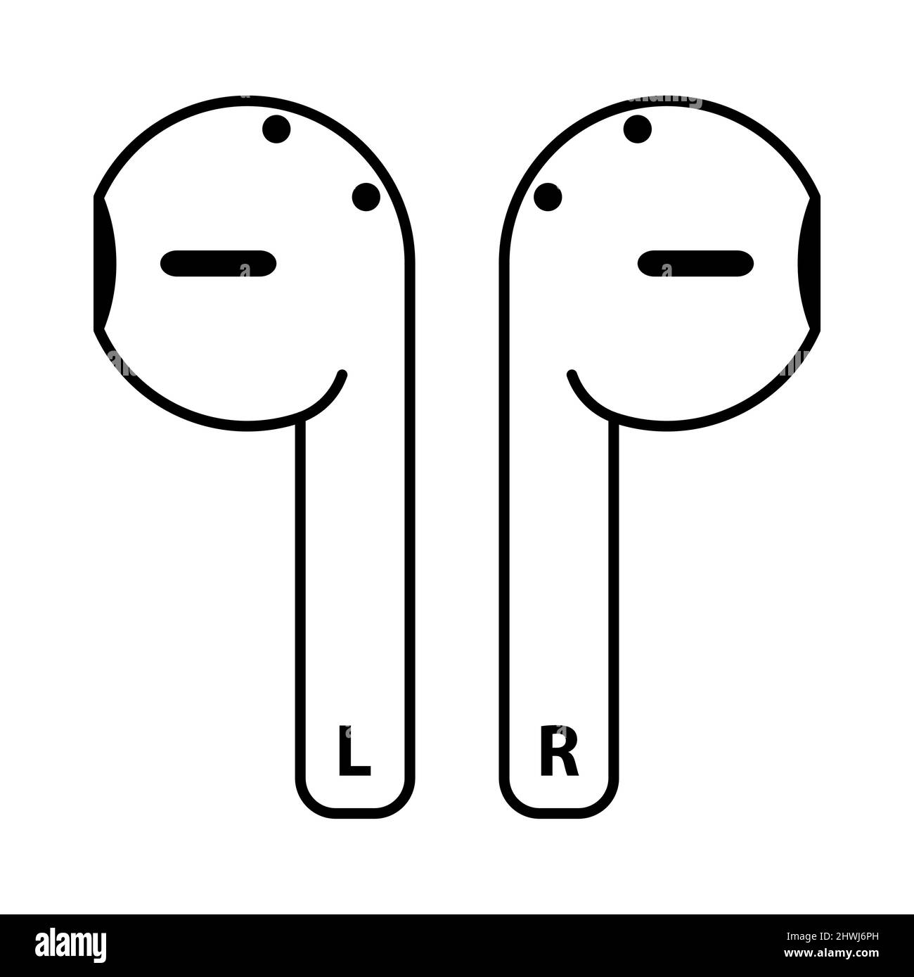 Air pods Stock Vector Images - Alamy