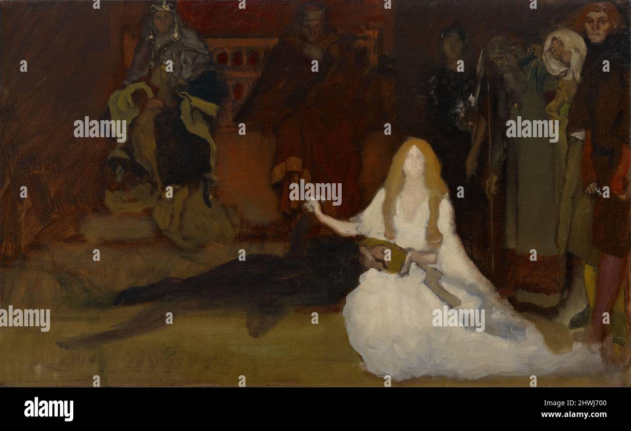 Compositional Study, for The Play Scene in Hamlet, Act III, Scene II ...