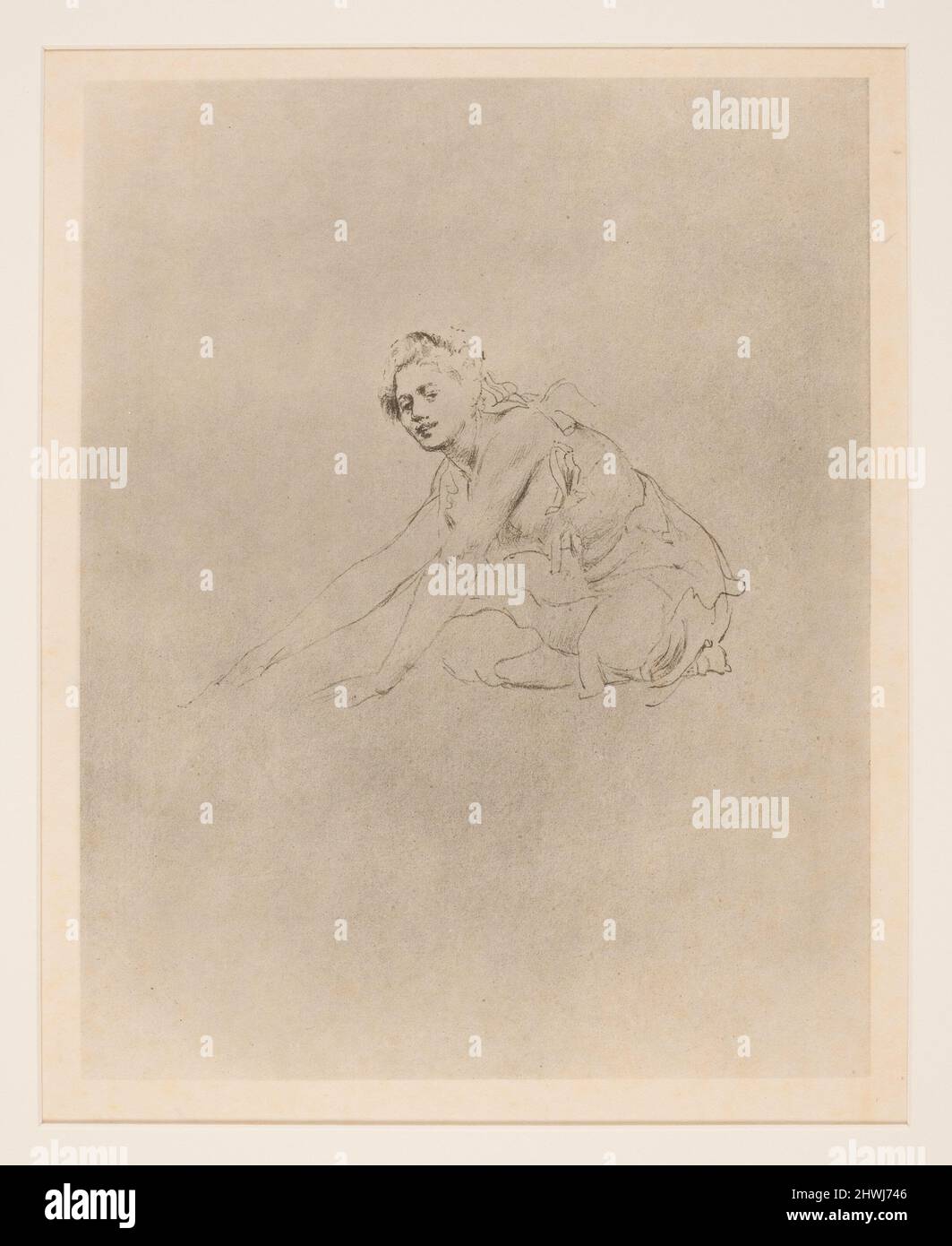 Vatea Dancing the Seated Siva. Artist: Unknown After: John La Farge ...