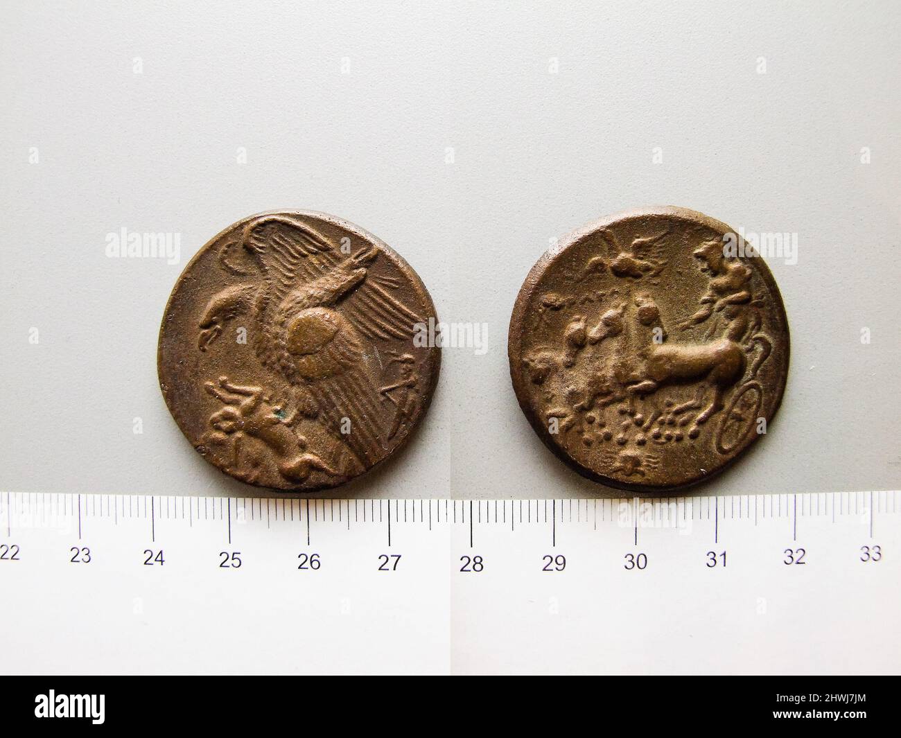 Coin from Acragas. Engraver: Carl Wilhelm Becker, German, 1772–1830 ...