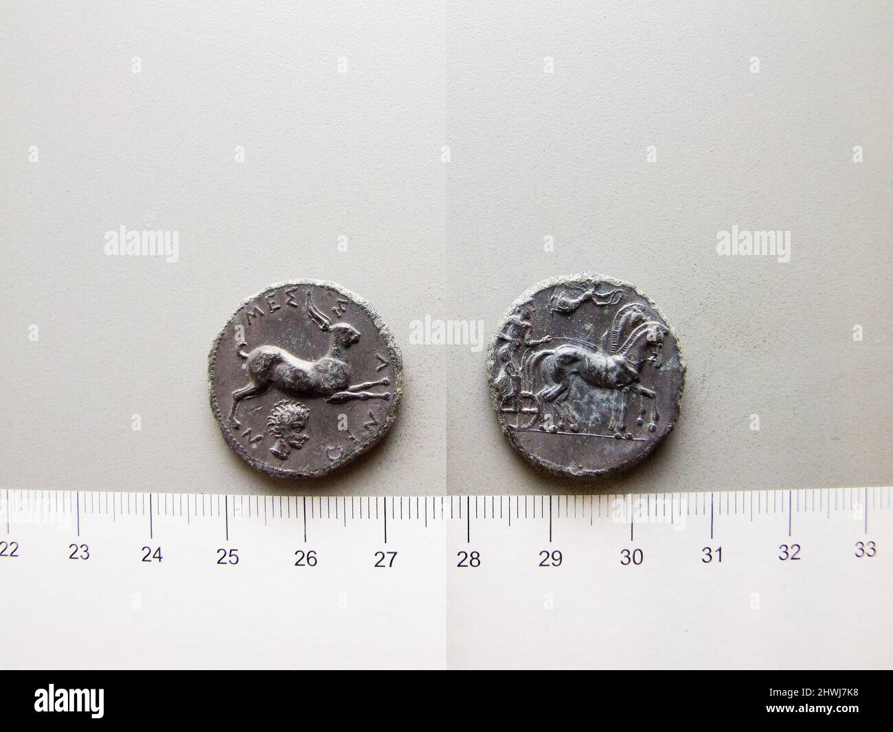 Coin from Messana. Engraver: Carl Wilhelm Becker, German, 1772–1830 ...