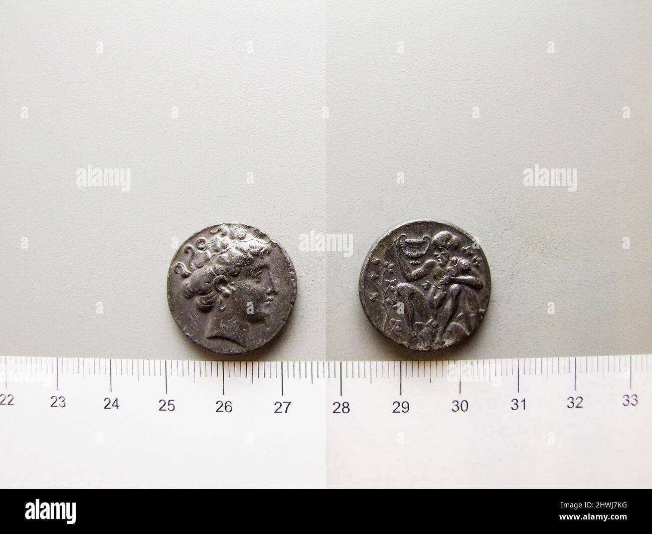 Coin from Naxos. Engraver: Carl Wilhelm Becker, German, 1772–1830 Stock ...