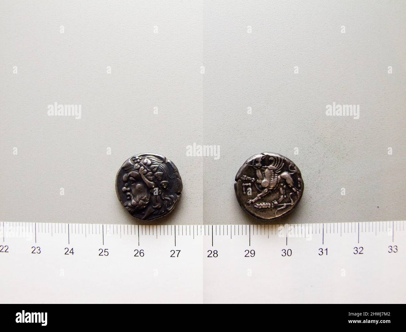 Coin from Panticapseum. Engraver: Carl Wilhelm Becker, German, 1772 ...