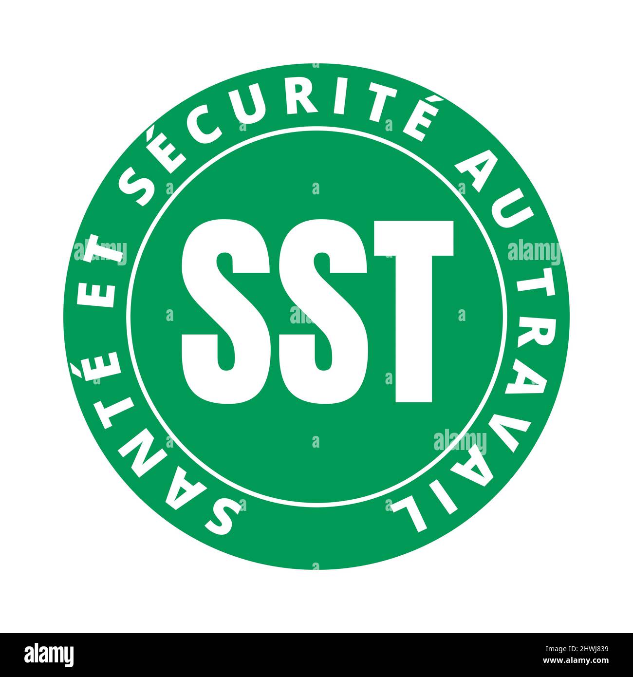 Occupational safety and health first aid at work symbol in France ...