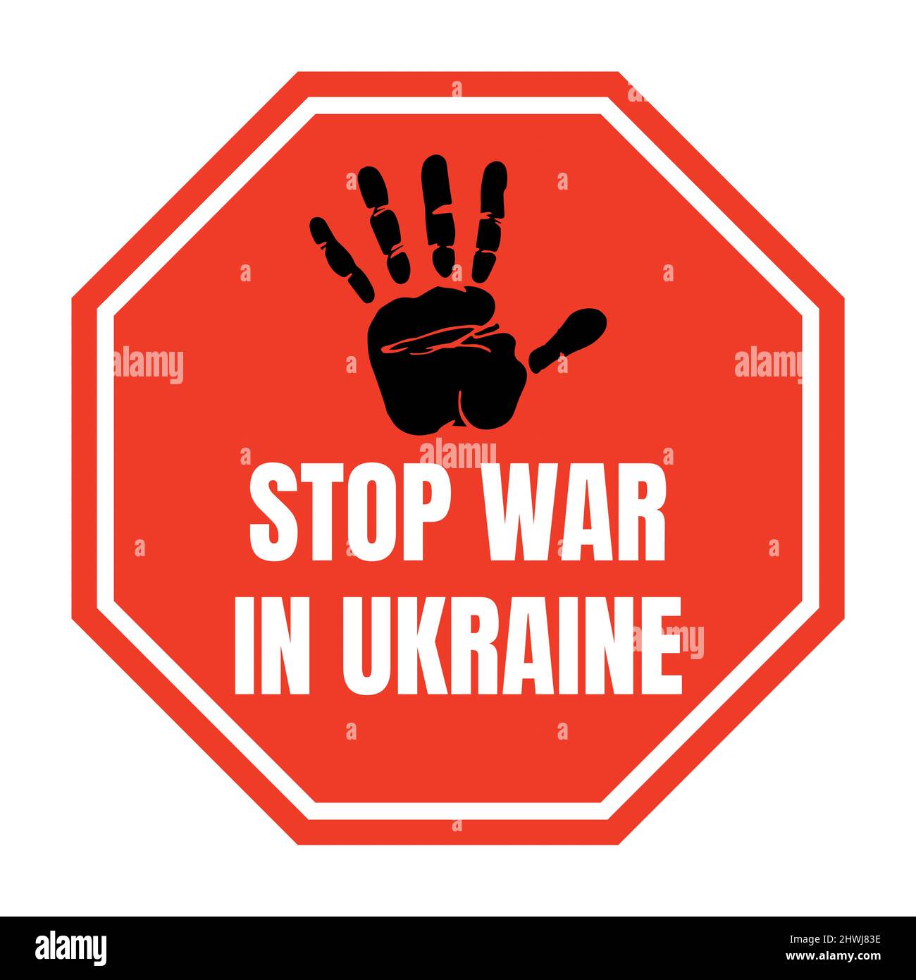 Protest against war in ukraine Cut Out Stock Images & Pictures - Alamy