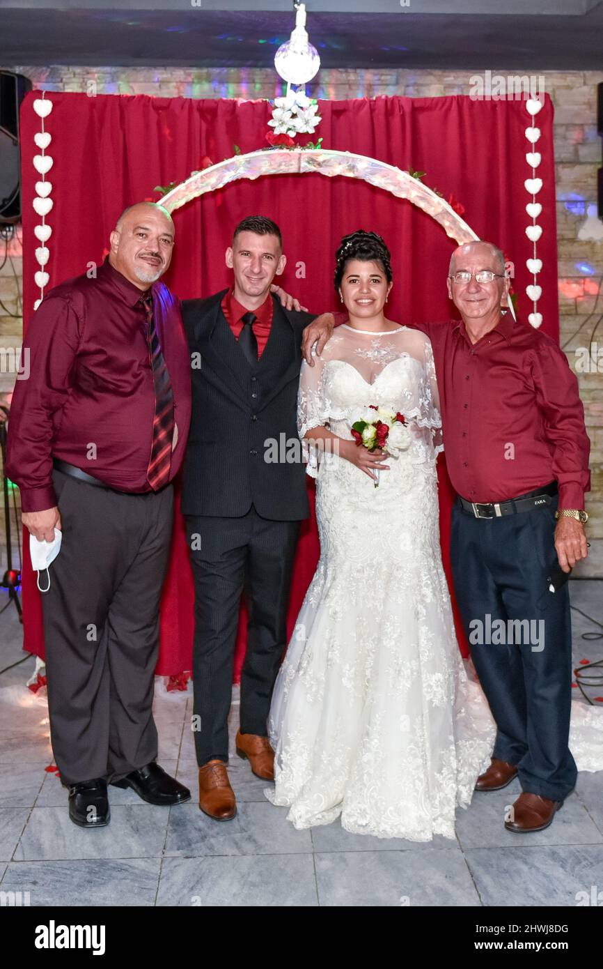 A Cuban style real life wedding, 2021 Stock Photo - Alamy