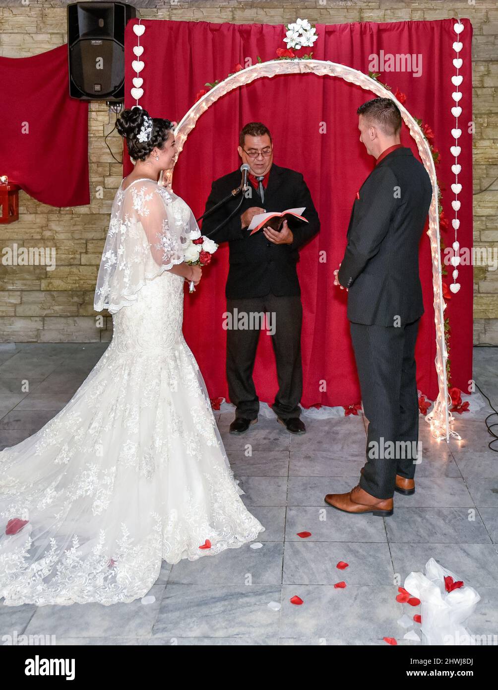A Cuban style real life wedding, 2021 Stock Photo - Alamy