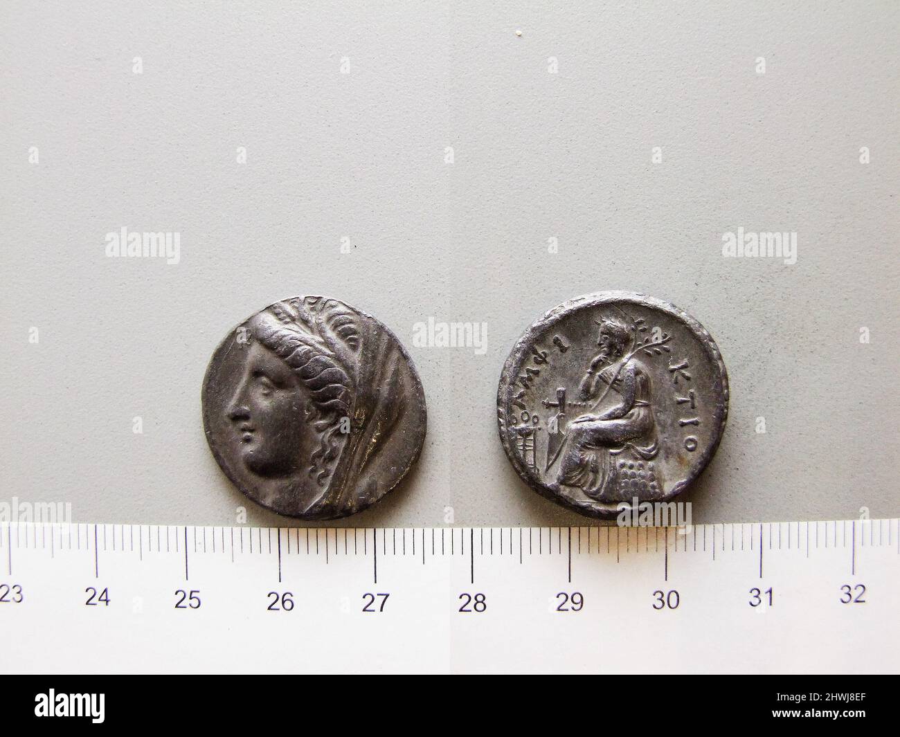 Coin from Delphi. Engraver: Carl Wilhelm Becker, German, 1772–1830 ...