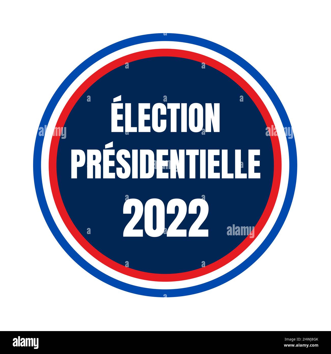 French presidential election in 2022 symbol called election ...