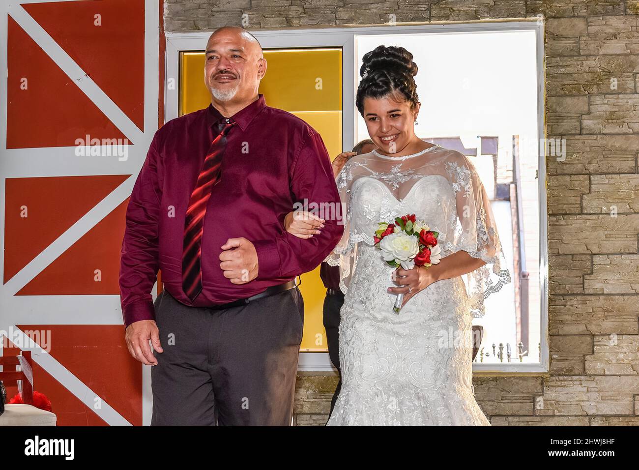 A Cuban style real life wedding, 2021 Stock Photo - Alamy