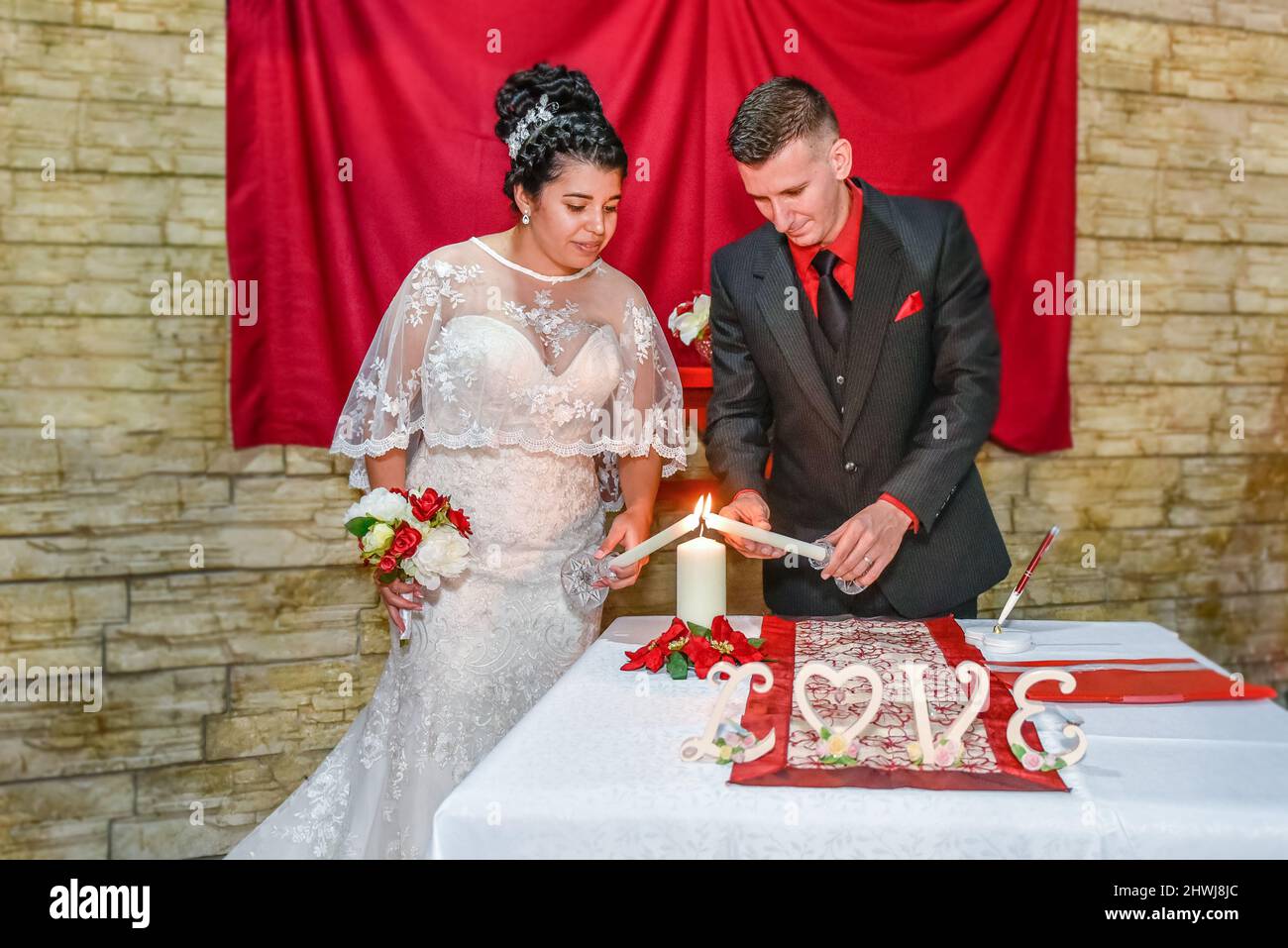 A Cuban style real life wedding, 2021 Stock Photo - Alamy