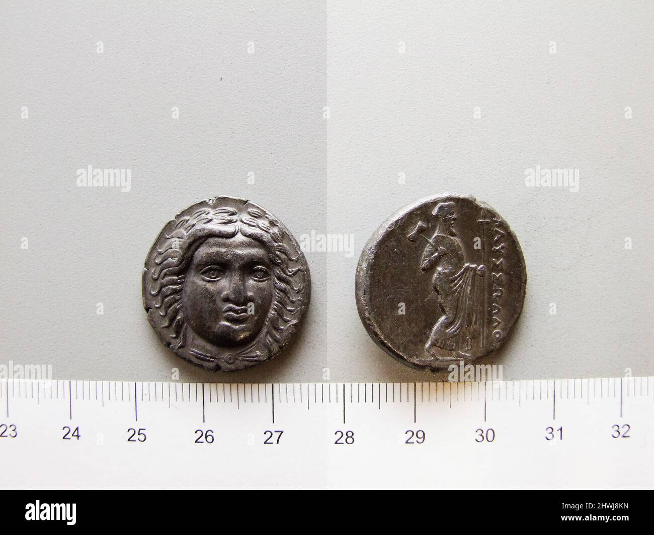Coin from Caria. Engraver: Carl Wilhelm Becker, German, 1772–1830 Stock ...