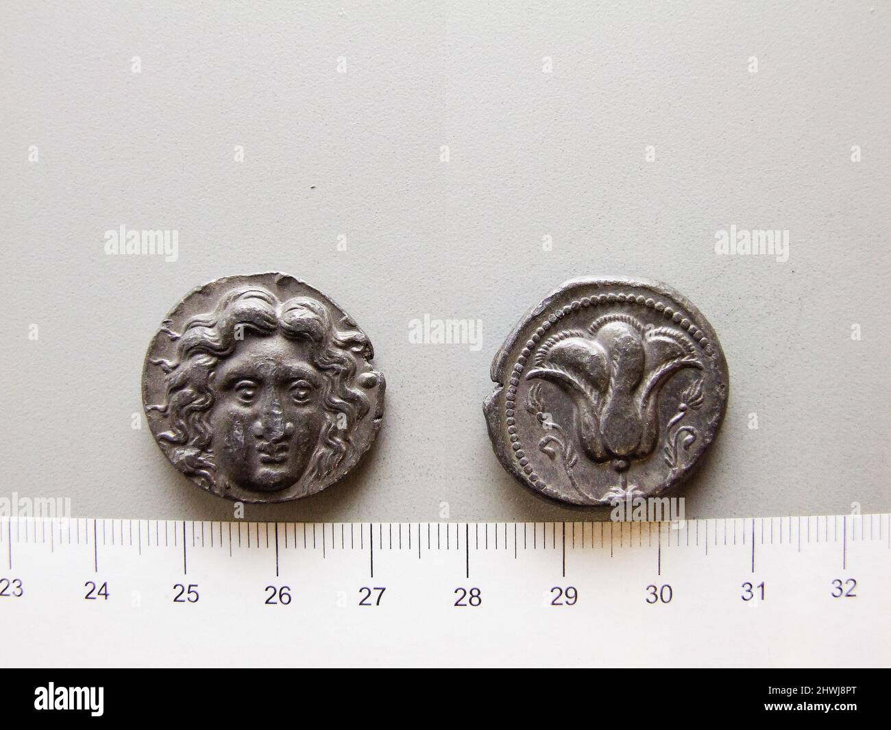 Coin from Rhodes. Engraver: Carl Wilhelm Becker, German, 1772–1830 ...
