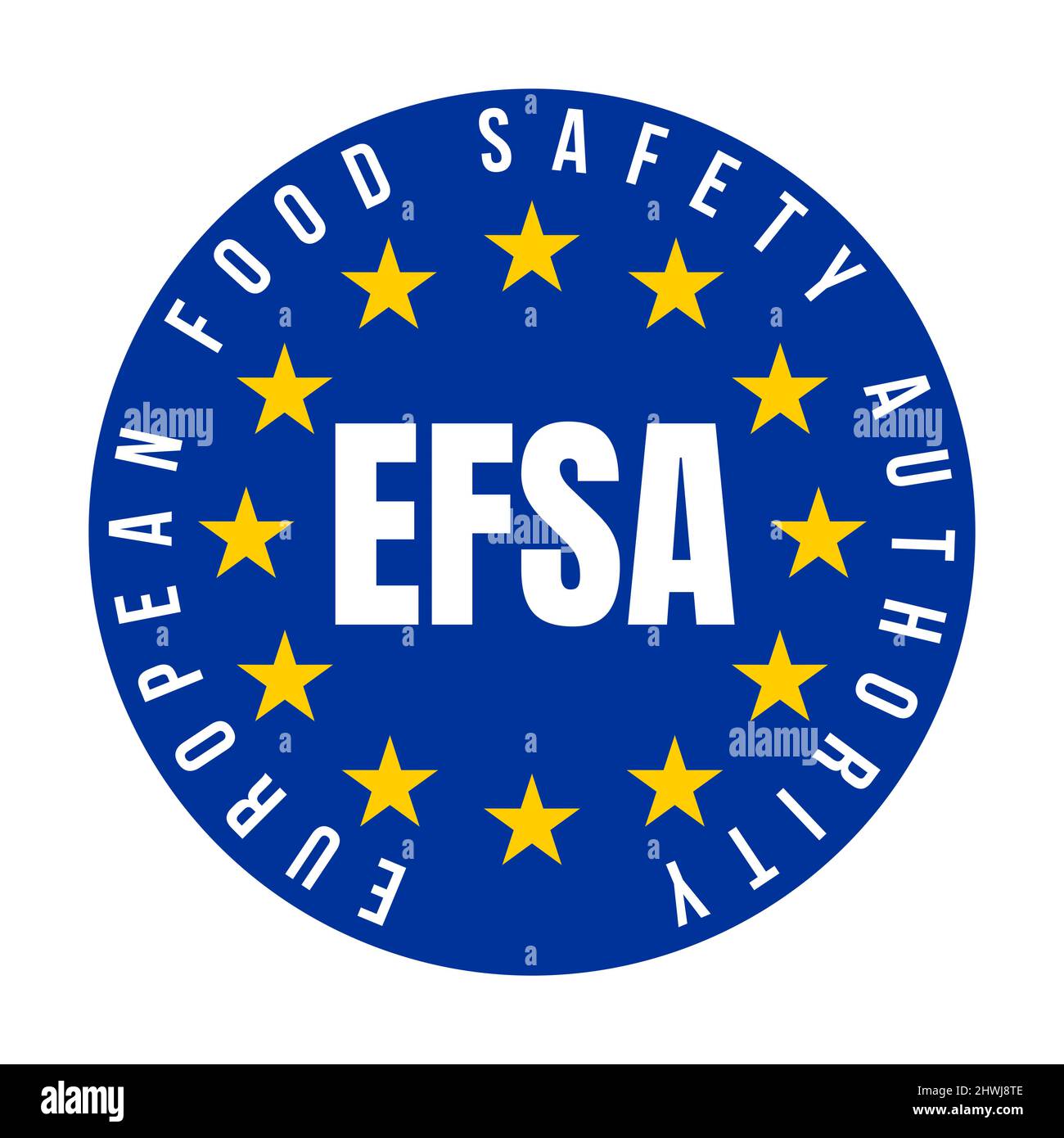 EFSA European food safety authority symbol icon Stock Photo - Alamy