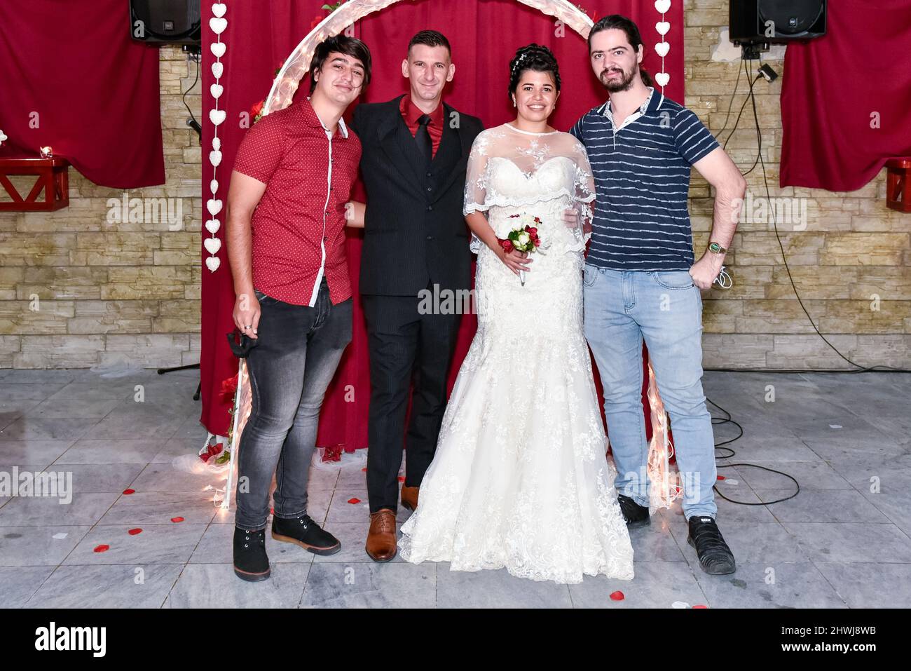 A Cuban style real life wedding, 2021 Stock Photo - Alamy