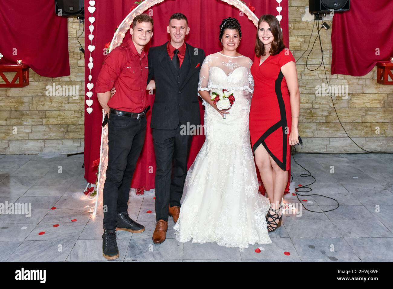 A Cuban style real life wedding, 2021 Stock Photo - Alamy