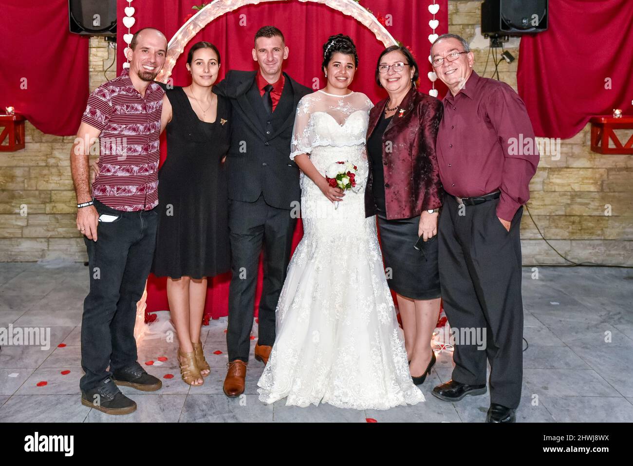 A Cuban style real life wedding, 2021 Stock Photo - Alamy