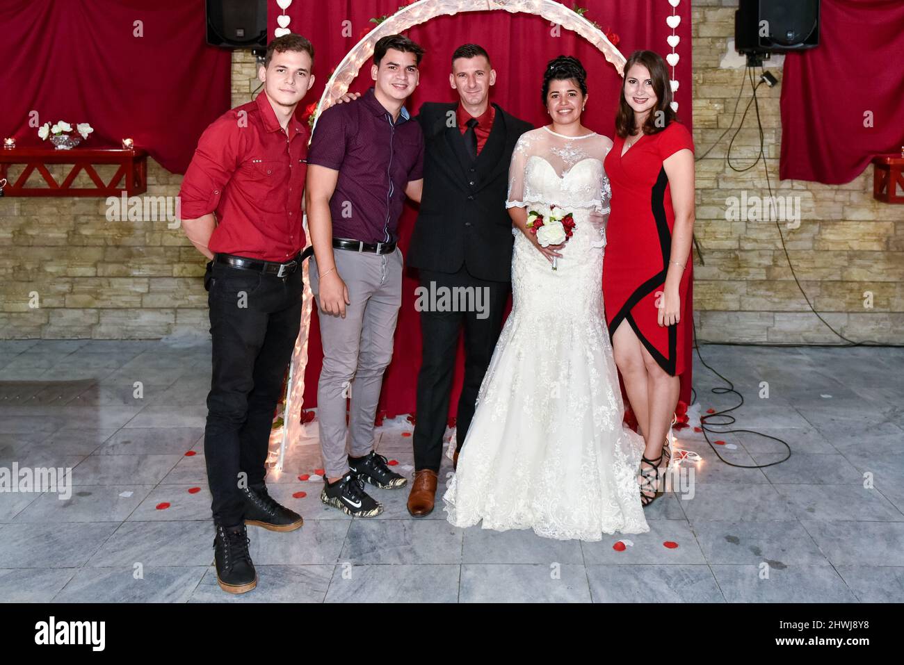 A Cuban style real life wedding, 2021 Stock Photo - Alamy