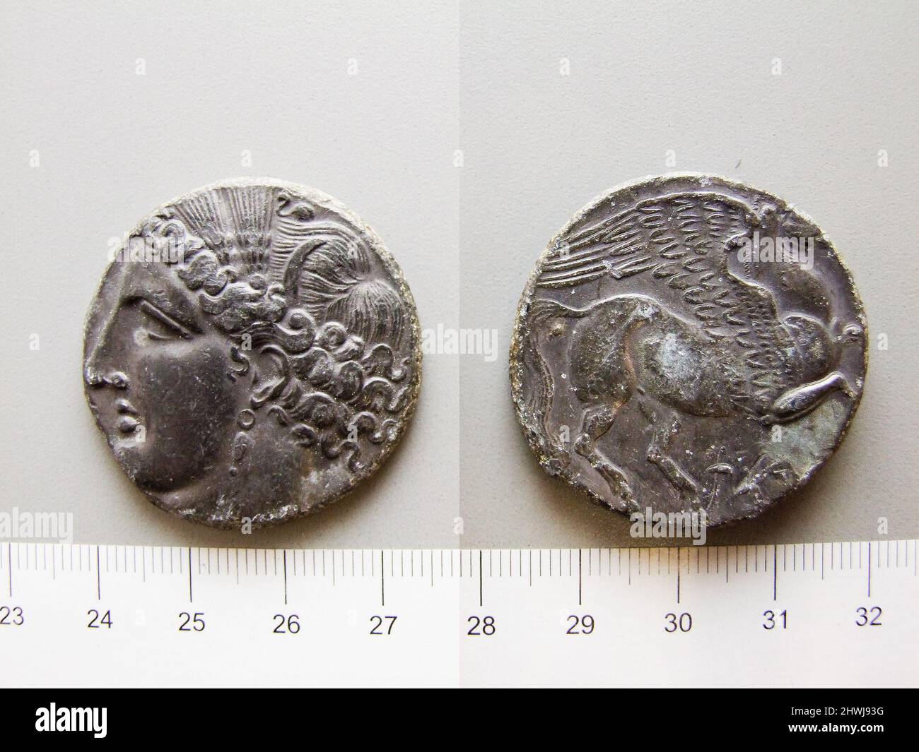 Coin from Carthage. Engraver: Carl Wilhelm Becker, German, 1772–1830 ...