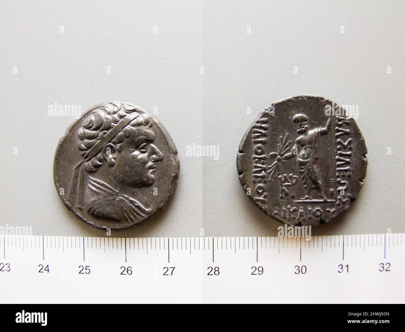 Coin from Bactria. Engraver: Carl Wilhelm Becker, German, 1772–1830 ...