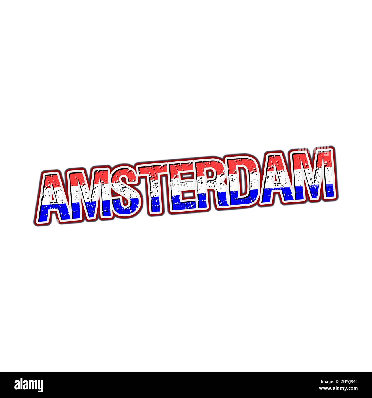 Netherlands amsterdam city colorful Cut Out Stock Images & Pictures - Alamy