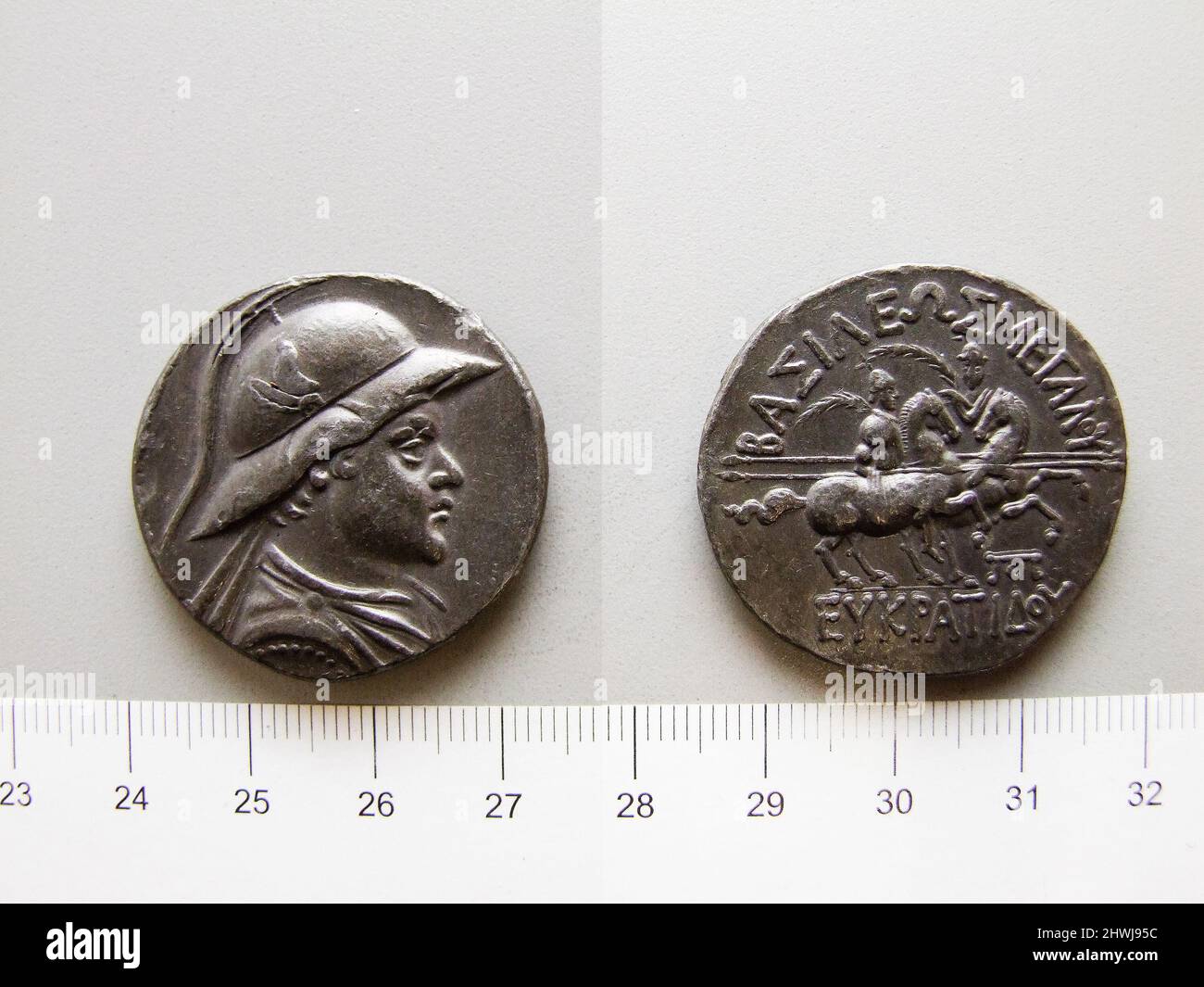 Coin from Bactria. Engraver: Carl Wilhelm Becker, German, 1772–1830 ...