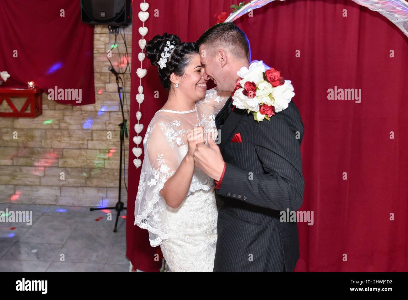 A Cuban style real life wedding, 2021 Stock Photo - Alamy
