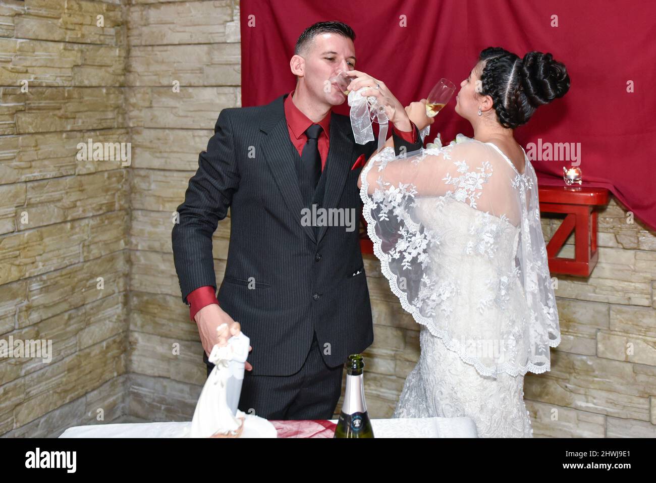A Cuban style real life wedding, 2021 Stock Photo - Alamy