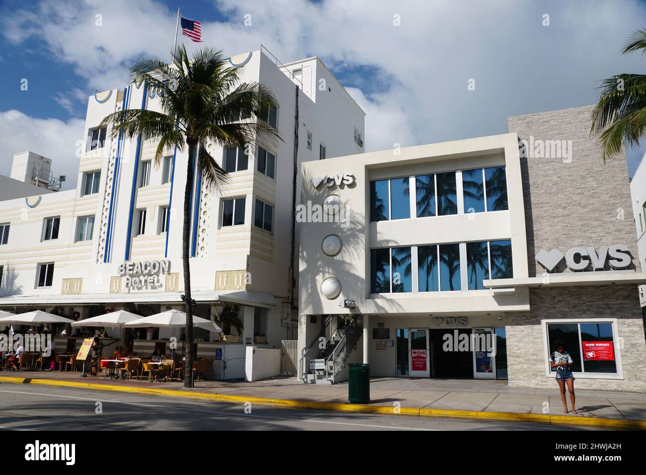 South Beach, Miami, Florida, U.S.A - February 18, 2022 - The Beacon ...