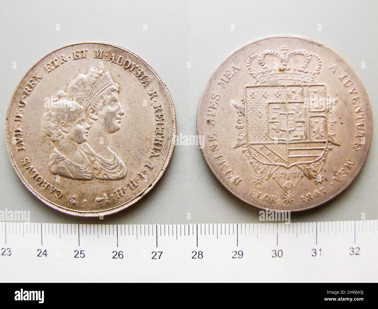 Dena of Charles Louis of Bourbon-Parma from Florence. Ruler: Charles ...