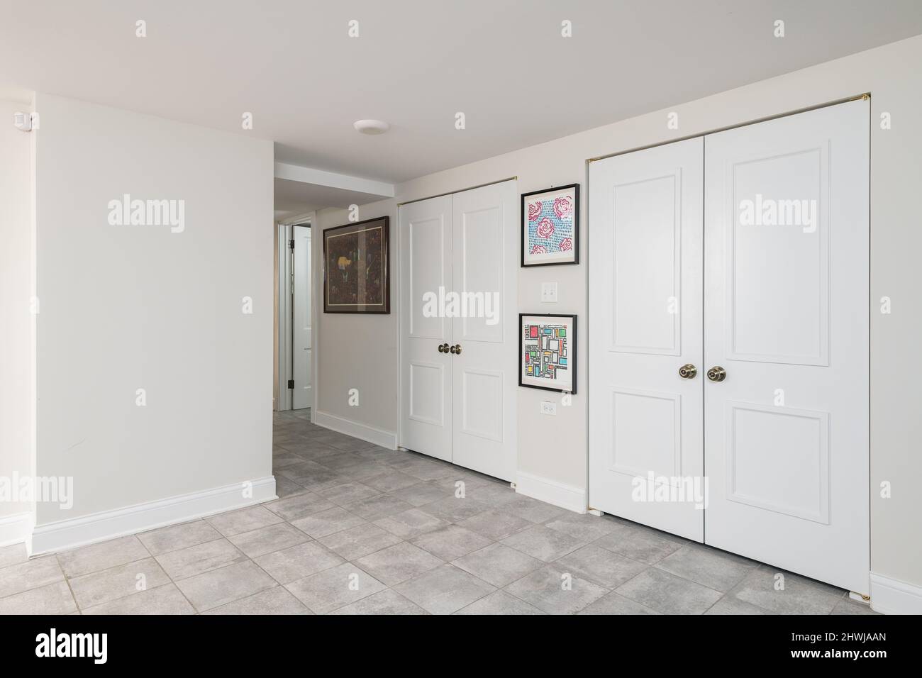 Residential Interior - Basement Stock Photo - Alamy