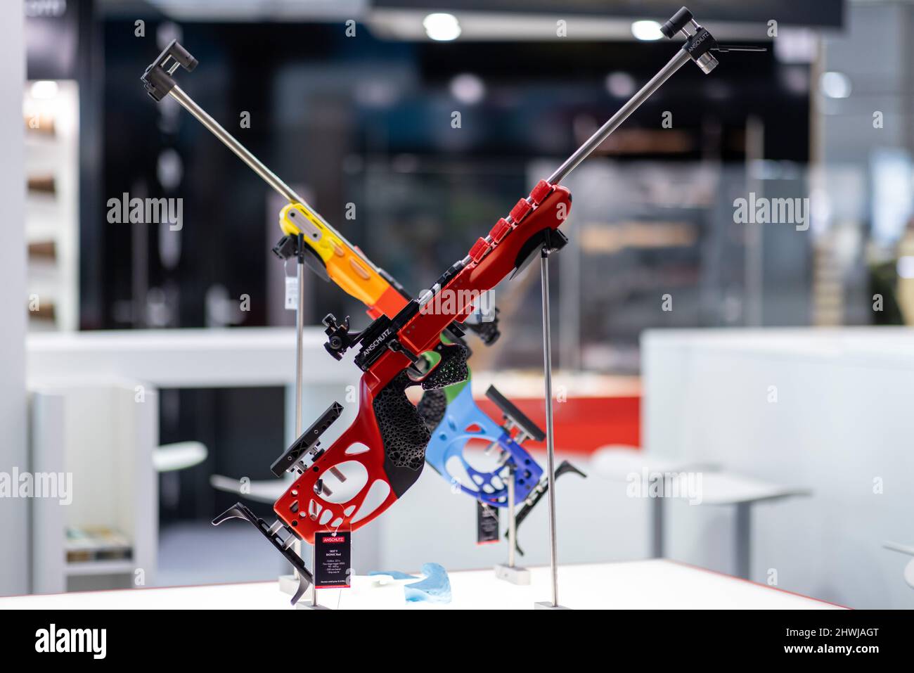 Anschutz biathlon rifle hi-res stock photography and images - Alamy