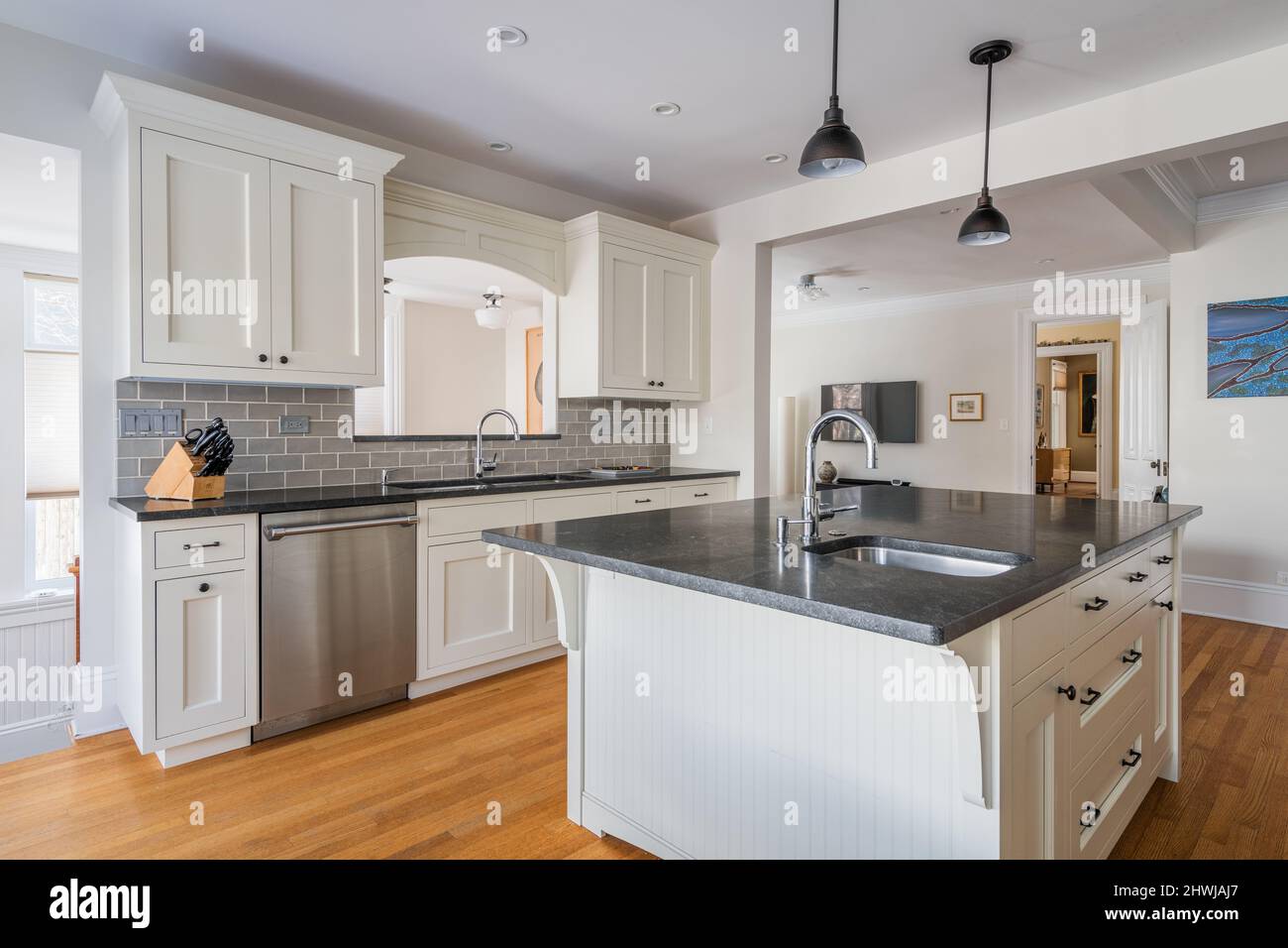 Residential Interior - Kitchen Stock Photo - Alamy