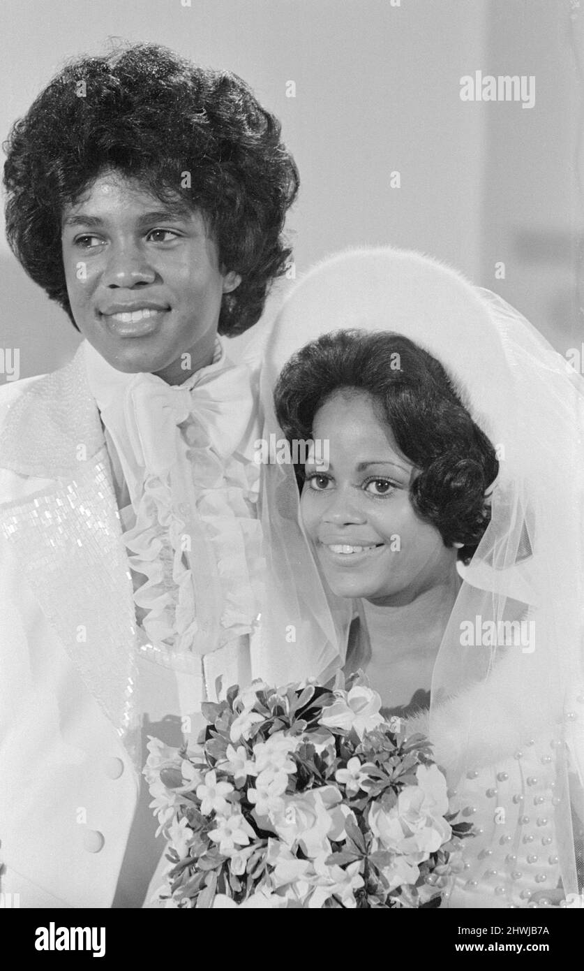 Jermaine Jackson, singer in the Jackson Five pop group, with his new ...