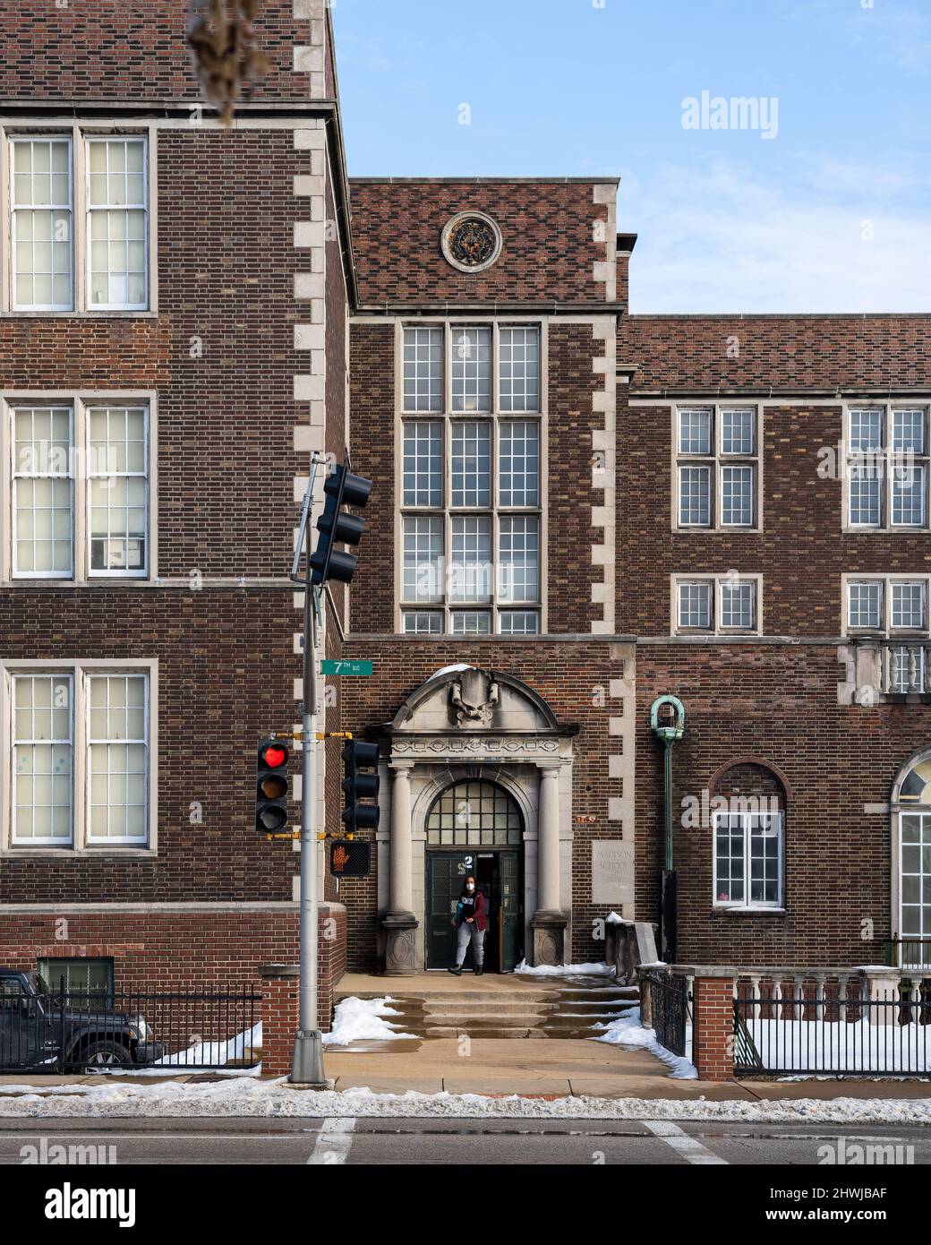 Madison School designed by William B. Ittner Stock Photo - Alamy