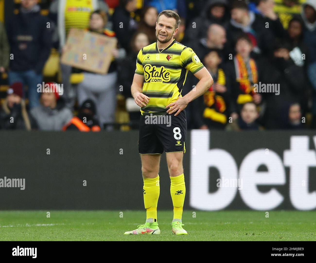 Tom cleverley watford 2022 hi-res stock photography and images - Alamy