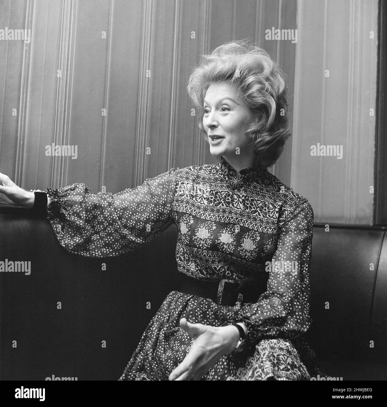 Moira Shearer in Teesside, December 1972. Our Picture Shows ... Moira ...