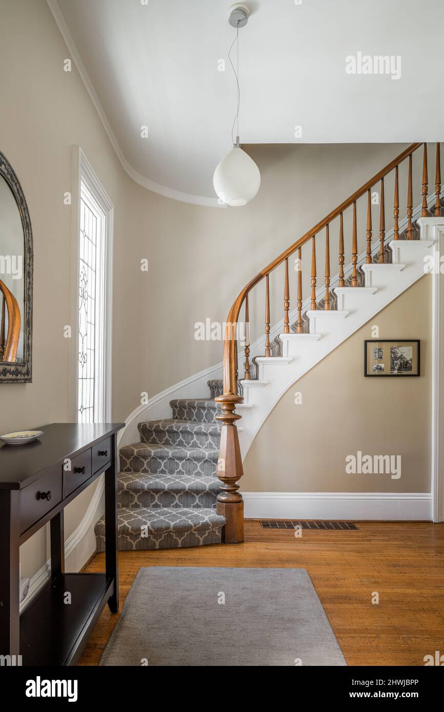 Residential Interior - Stairs Stock Photo - Alamy