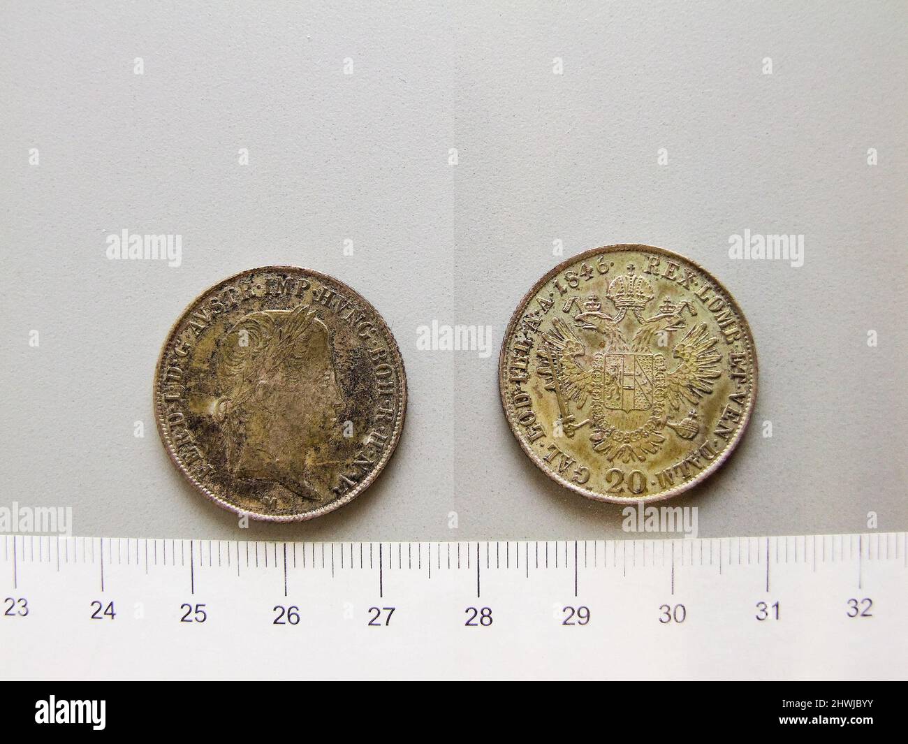 1 Thaler of Ferdinand I, Emperor of Austria from Mariana Habsburg of ...